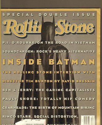 #634/635 JULY 9 1992 ROLLING STONE vintage music magazine -- BATMAN | eBay