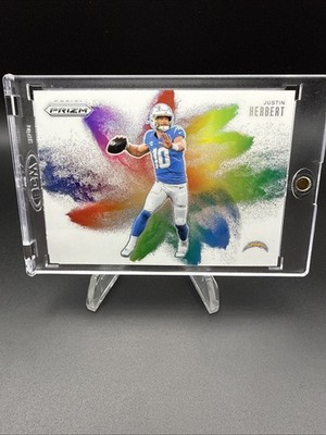 2025 Panini Prizm Football JUSTIN HERBERT Color Blast SSP Case Hit 🔥 ...