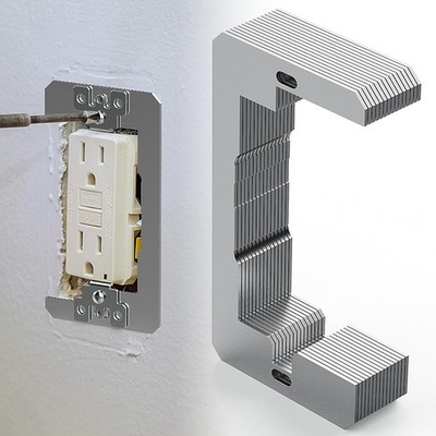 15 Pcs Wall Plate Spacers, Metal Outlet Spacers for Electrical Box ...