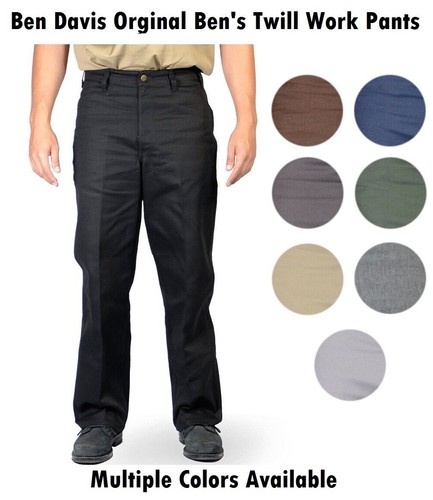 Ben Davis Men's Classic Original Ben's Blend Twill Work Pants | eBay