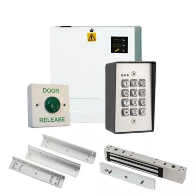 Access Control Kit, Weatherproof Keypad, Power Supply, Maglock Lock, Z ...
