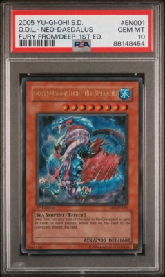 yugioh ocean dragon lord neo daedalus 1st Edition PSA 10 | eBay