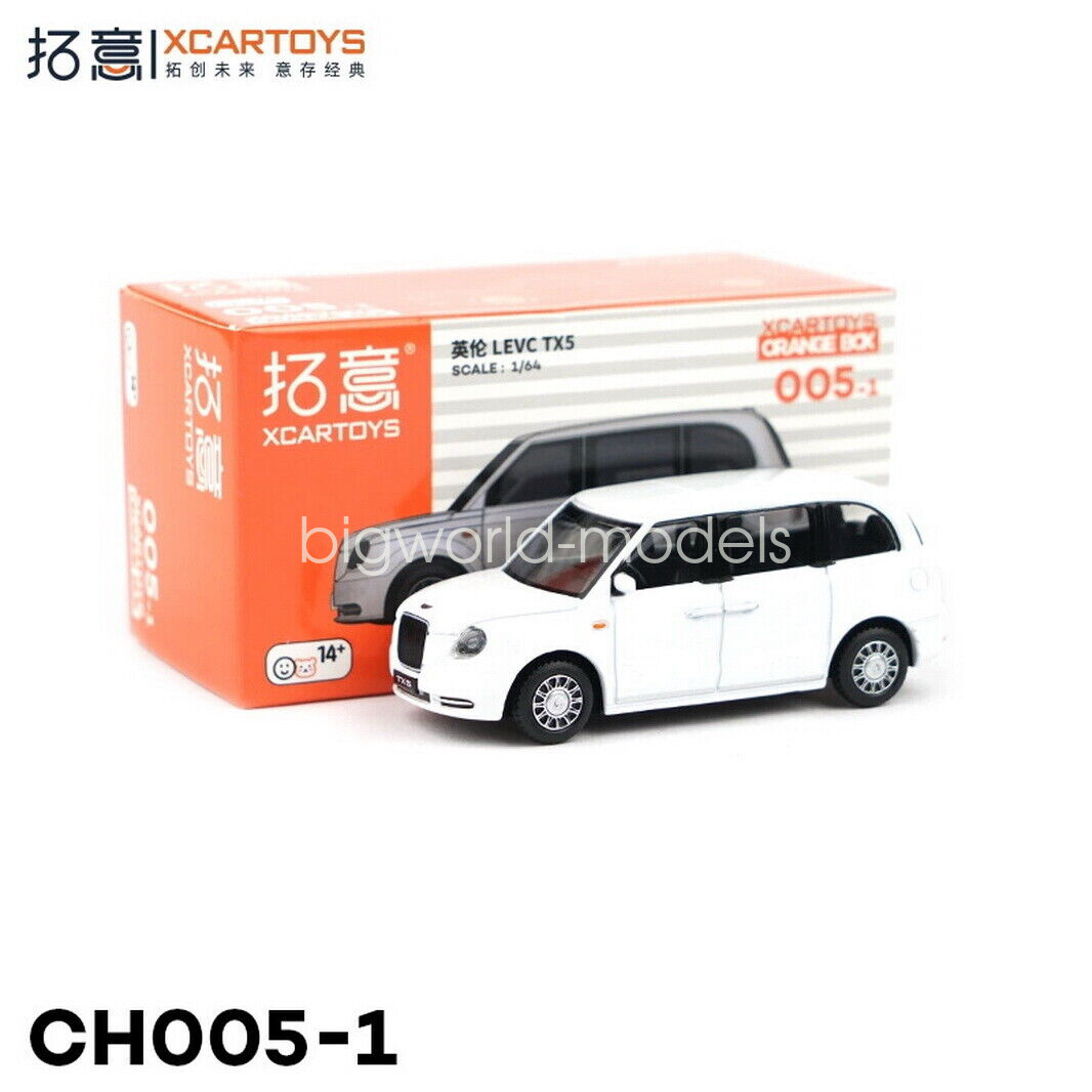 XCARTOYS 1/64 Scale Geely LEVC TX5 White Diecast Car Model Toy ...