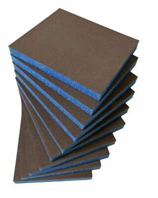220 Grit SIA FOAM SANDING PADS, Wet/Dry Bodywork Sandpaper Sponge Pads ...
