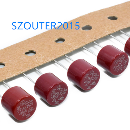 10PCS T1A250V T2A250V T3.15A250V T4A250V T5A250V T6.3A250V Slow Blow ...