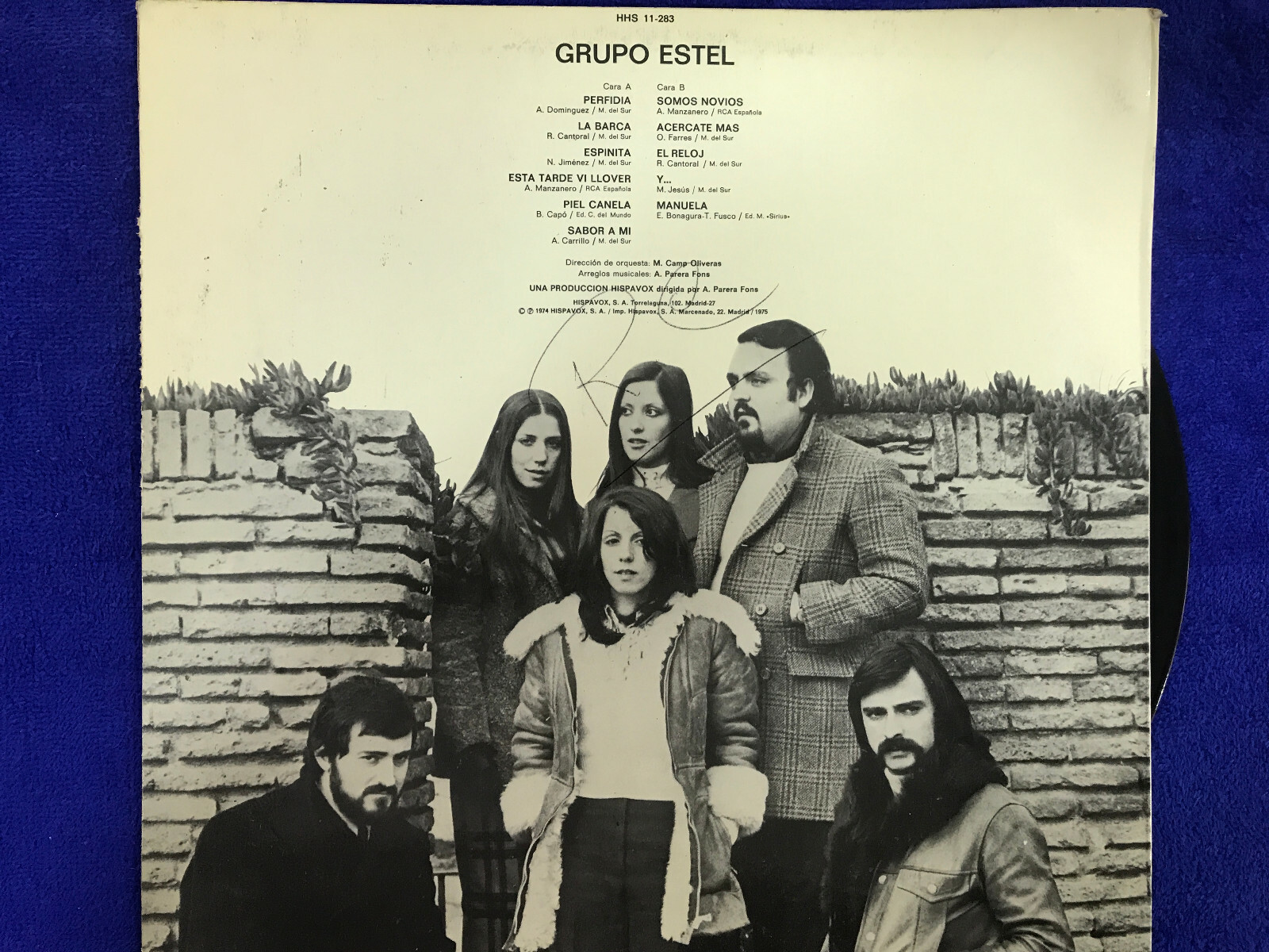 GRUPO ESTEL DISCO LP VINILO BOLEROS PERFIDIA PIEL CANELA ACERCATE MAS ...