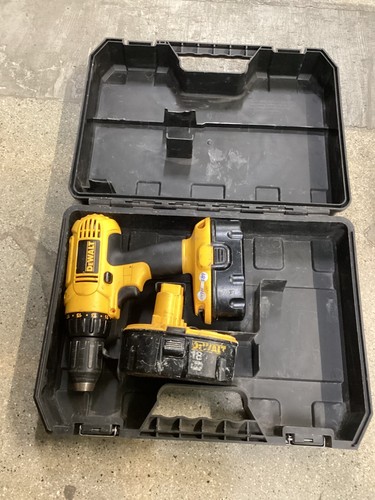 Dewalt DC759 18V 1/2" Cordless Handheld Power Drill Driver Kit with Box ...