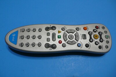 Genuine OEM AT&T U-Verse Silver REMOTE CONTROL RC1534801/00 Tested ...
