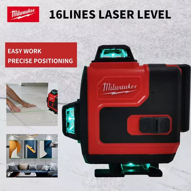 Milwaukee 16 Lines 4D Laser Self-Level 360° cross-line laser | eBay