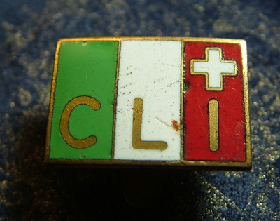 1943 Pin, C.L.I. Badge Italian Liberation Committee Then CNL Very Rare ...