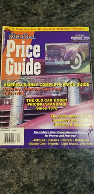 Old Cars Price Guide December 1995 Collector Cars From 1901-1988 (900 ...