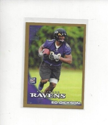 2010 Topps Ed Dickson Gold /2010 Baltimore Ravens C759 | eBay