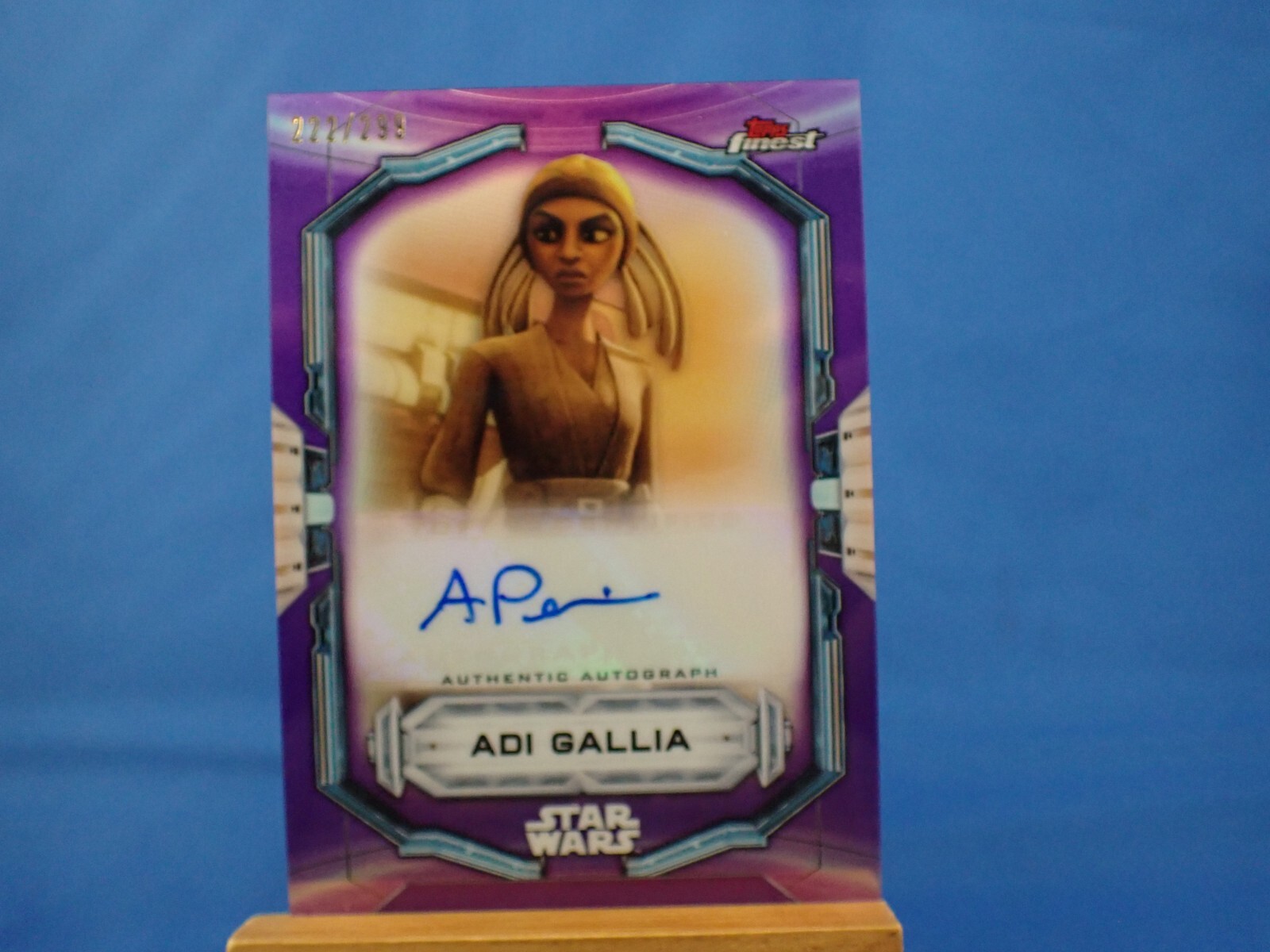Angelique Perrin Adi Gallia Star Wars Topps Finest 2022 Autograph ...