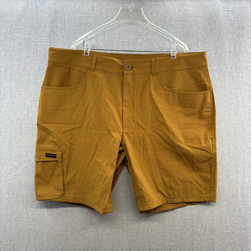 KUIU Cargo Shorts 10" Mens 42 Gold Stretch Ripstop Hunting Hiking ...