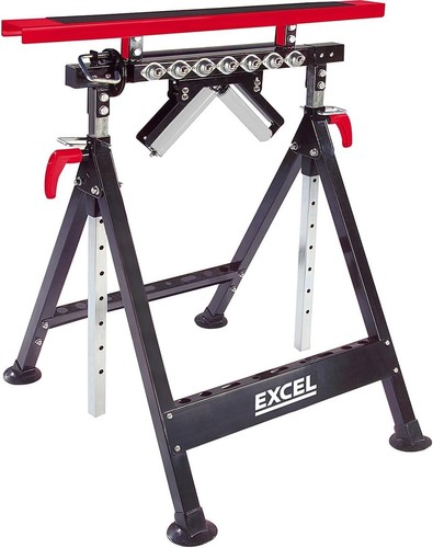 4in1 Adjustable Workmate Stand Heavy Duty Roller V-Support Folding ...