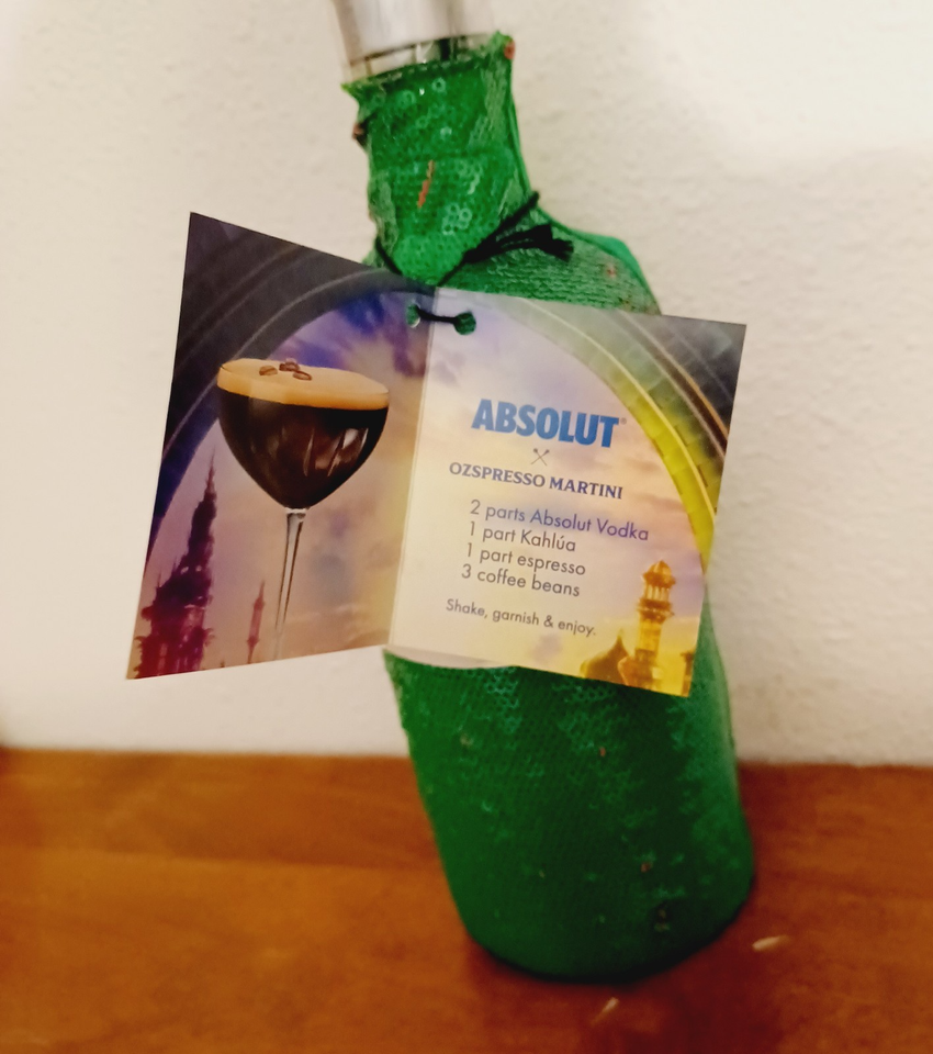 2025 ABSOLUT VODKA WICKED 750ML LIMITED EDITION Green Pink Sequin ...