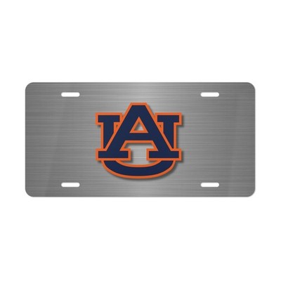 Auburn Tigers Vanity License Plate – NCAA College Car Tag (Silver ...
