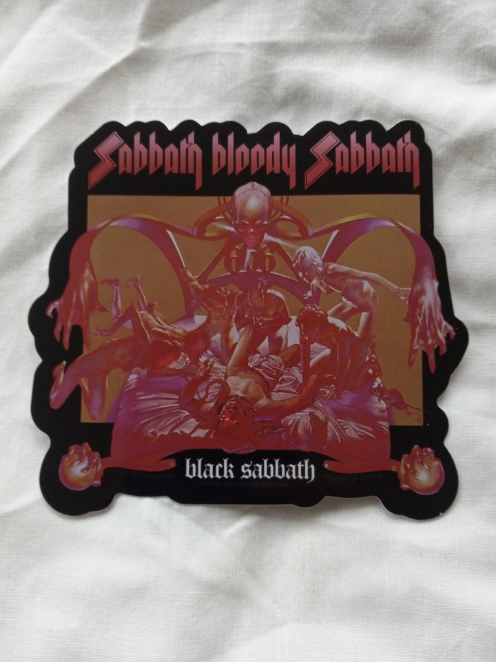 Black Sabbath Sabbath Bloody Sabbath Decal/Sticker 4.1/4" x 4" | eBay