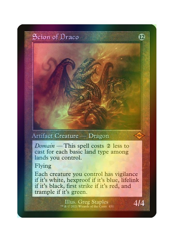 Magic the Gathering MTG MH2 Scion of Draco 431 Foil Near Mint | eBay ...