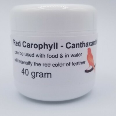 CAROPHYLL - CANTHAXANTHIN 10% RED WHOLESALE FOR CANARIES WILL INTENSIFY ...