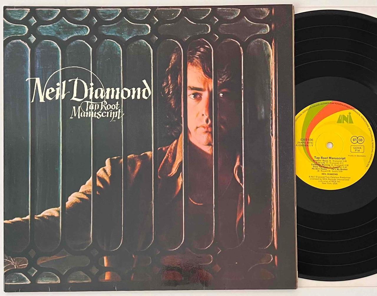 NEIL DIAMOND Tap Root Manuscript UNI 6369 606 GATEFOLD!! IMPORT!!! | eBay