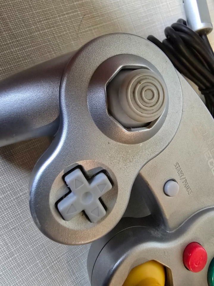 Nintendo Official GameCube Controller Platinum NGC DOL-003 US SELLER | eBay