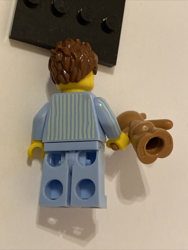 LEGO Minifigure Sleepyhead Series 6 col083 Sleepy Boy Pajama Kid w/ Toy ...