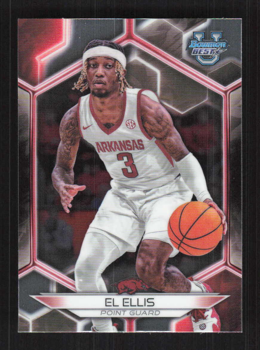 El Ellis 2023-24 Bowman Best University Arkansas Razorbacks #6 | eBay