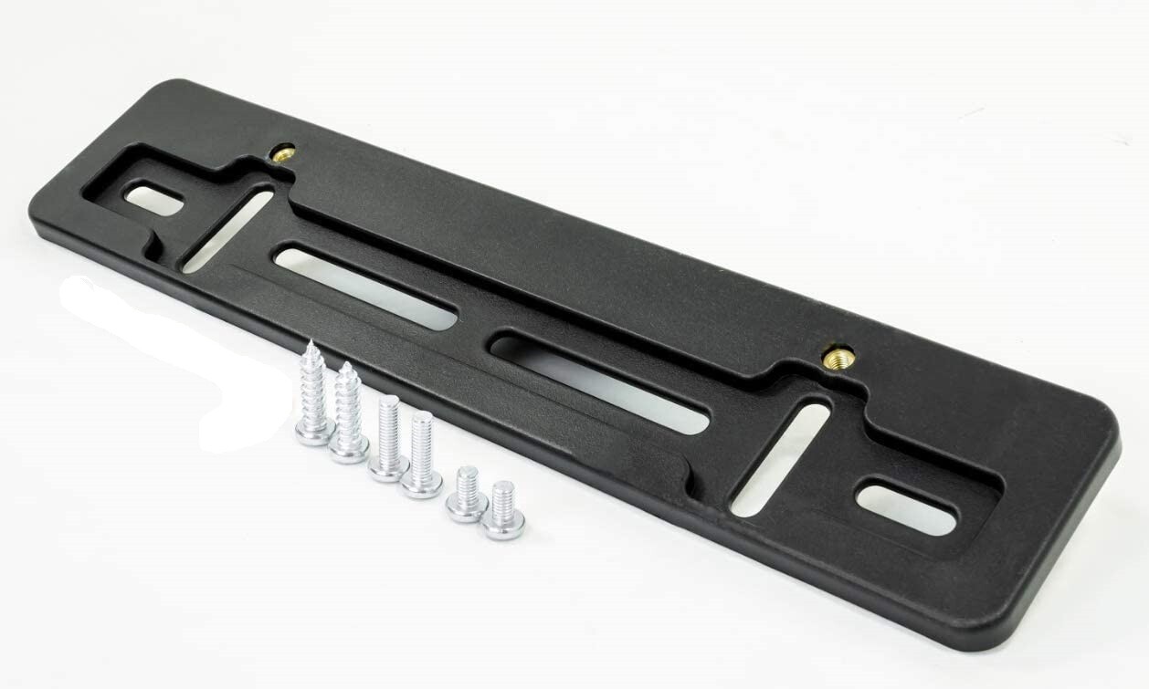 Front License Plate Tag Holder Mount Adapter Bumper Kit Bracket for VW ...