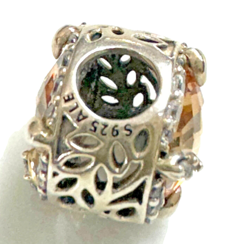 NWT Pandora Silver Radiant Grains of Energy Golden CZ Bead 797650CCZ | eBay