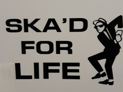 Ska'd for life 2tone ska mod Car Vespa Lambretta Scooter Camper Van ...