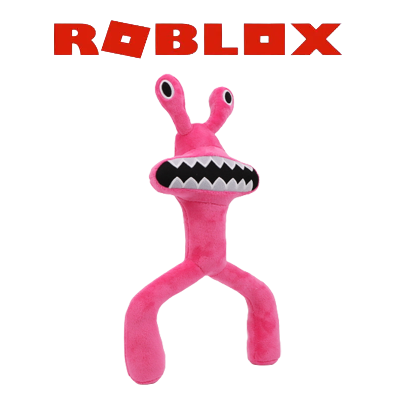 Roblox Rainbow Friends Pink Frog Plush Toy Soft And Stuffed Doll For ...