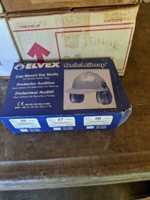 Helmets & Hoods - Elvex Cap Mount Ear Muffs