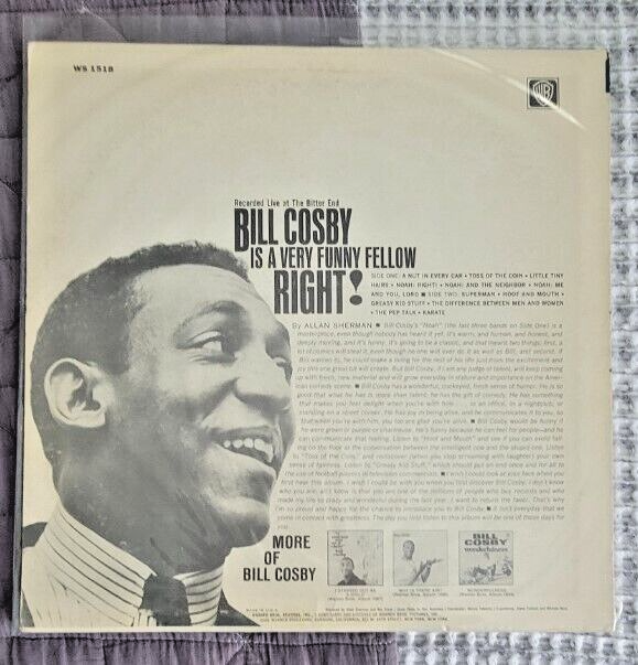 BILL COSBY IS A VERY FUNNY FELLOW RIGHT! VINYL WB#1518 | eBay