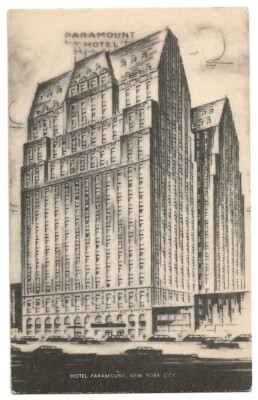 New York City, Manhattan c1950 Hotel Paramount, 46th off Broadway ...