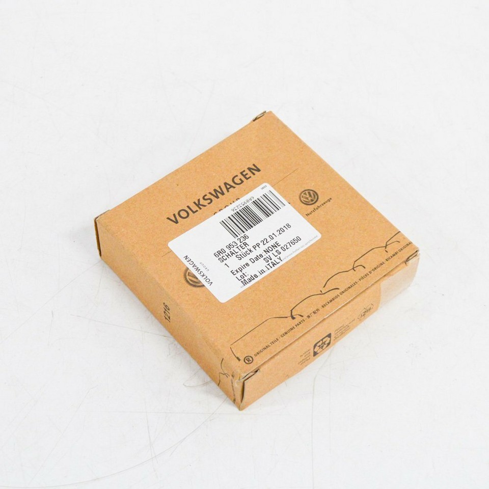 NEW VOLKSWAGEN GOLF MK5 BONNET HOOD LOCK LATCH MICRO SWITCH 6R0953236 ...