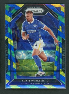 2020-21 ADAM WEBSTER PANINI PRIZM PREMIER LEAGUE CHOICE GREEN BLUE ...