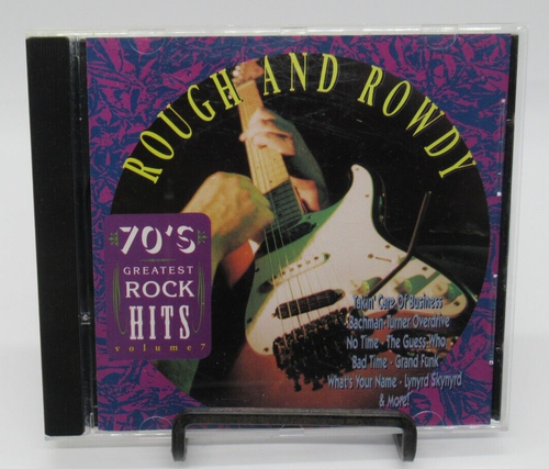 ROUGH & ROWDY: 70'S GREATEST ROCK HITS VOLUME 7 MUSIC CD, 9 V/A TRK ...
