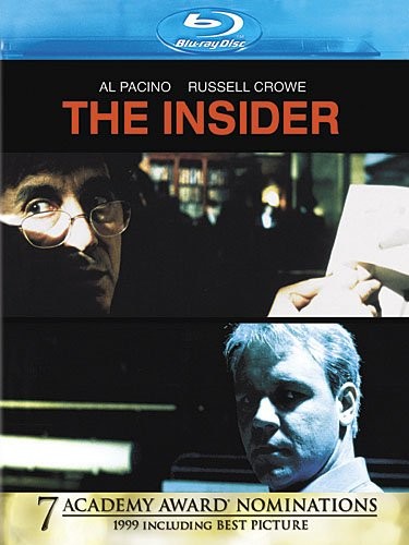 The Insider (Blu-ray) Al Pacino Russell Crowe Christopher Plummer Diane Venora | eBay