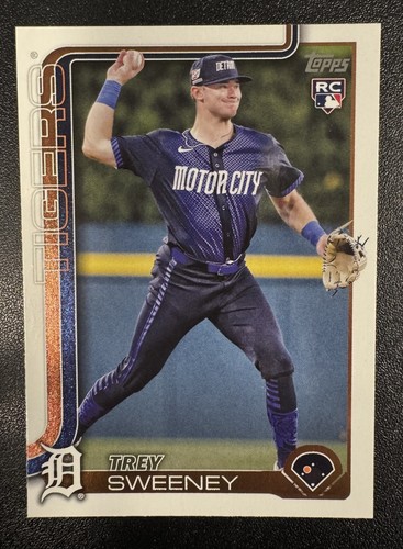 2025 Topps Series One - #67 Trey Sweeney Rookie Card (RC) - Detroit ...