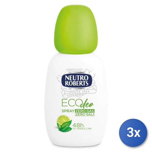 3x Roberts Deodorant Spray 75 Ml. Eco Green Tea And Lime | eBay UK