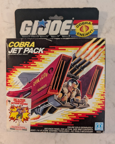 Vintage GI Joe COBRA JET PACK 1987 by Hasbro NOS MIB | eBay