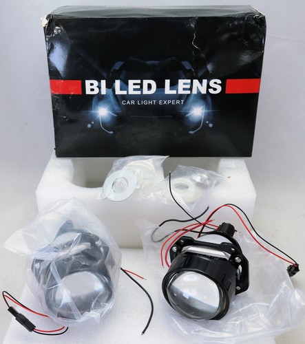 2.5'' Bi-LED Projector Len Car Headlight 70W Retrofit LED Headlamp High ...