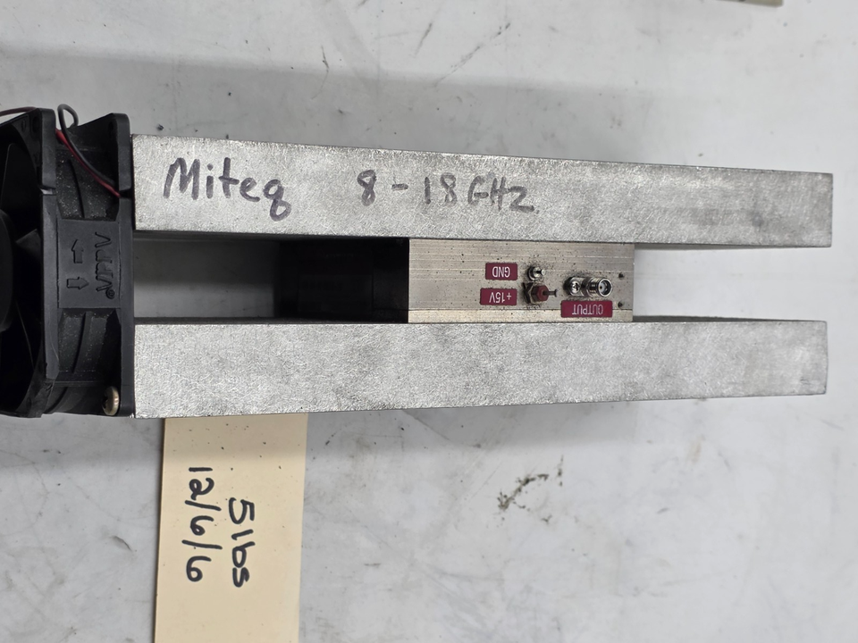 Miteq AMF-9B-080180-29P RF POWER Amplifier Module 8 -18 GHz 15 VDC | eBay