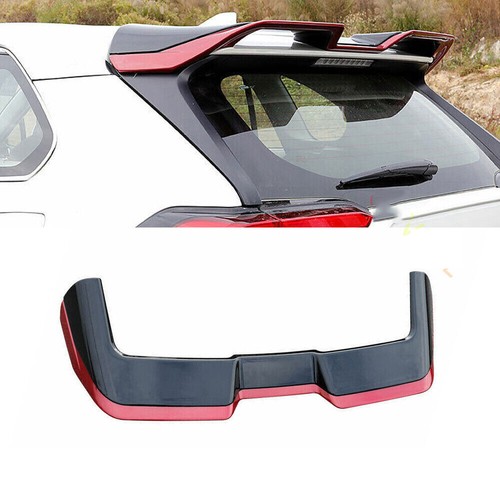 For Toyota RAV4 2019-2023 Red + Black Car Rear Trunk Spoiler Wing Flap ...