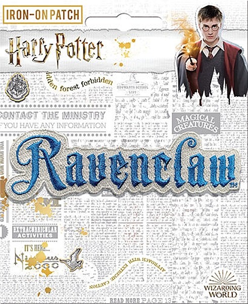 Harry Potter House of Ravenclaw Name Logo 1.25" X 4.25" Embroidered ...