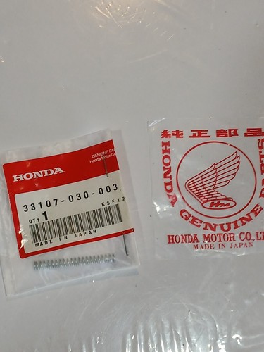 NOS Genuine Honda Headlight Beam Adjusting Spring XL75 XL80S CT70 33107 ...