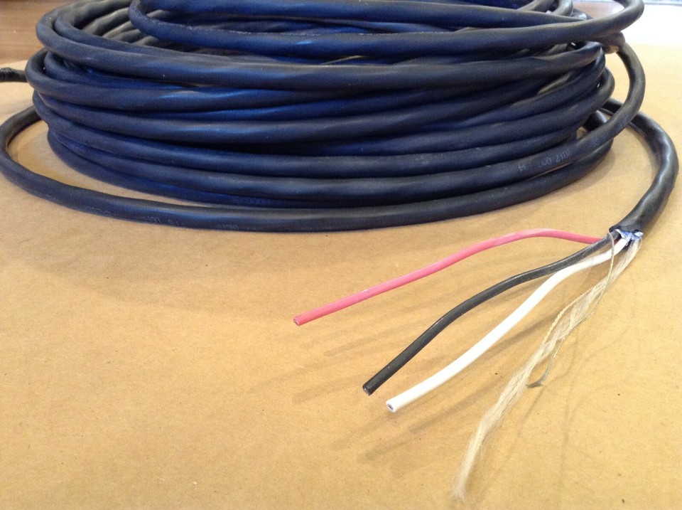 General Cable 16-3 Shieled Wire With Ground 100 Feet XLPE Direct Burial ...
