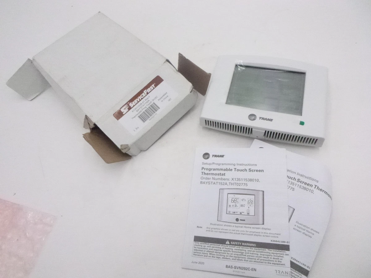 Trane Thermostat Owner Manual S