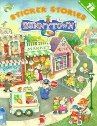 Sticker Stories Ser.: Bunnytown by Jerry Smath (1997, Coloring/Connect ...